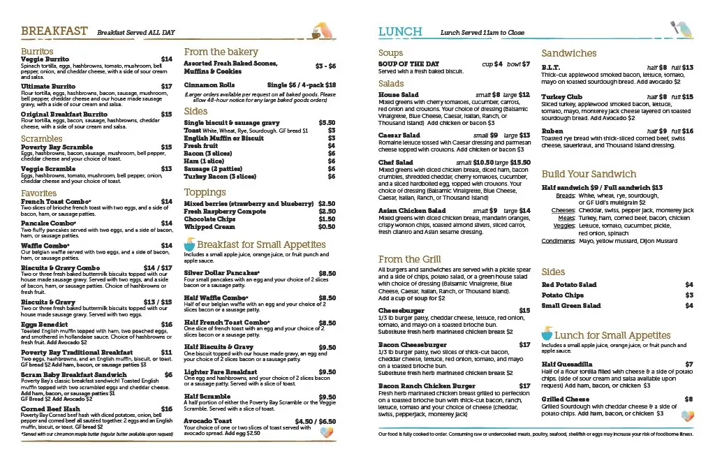 Poverty Bay Cafe Menu - FUSION Federal Way